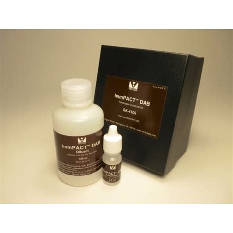 Vector Laboratories Immpact Dab Peroxidase Hrp Substrate Kit 120 Ml