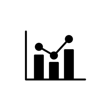 Premium Vector Stats Icon Set Economy Statistic Line Bar Vector Symbol Market Forecast