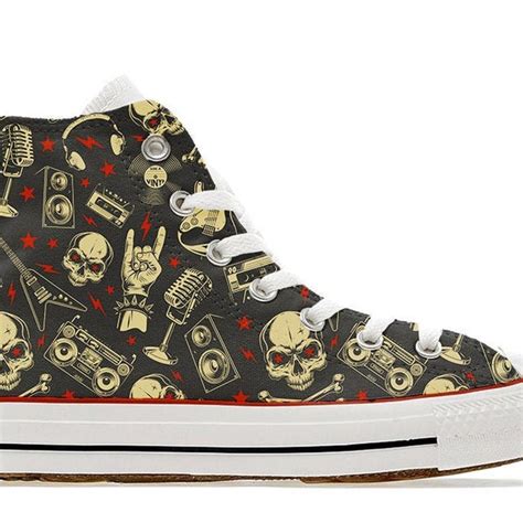 Rock Band Shoes Etsy