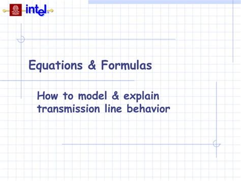 transmission line basics ppt computer networking computing