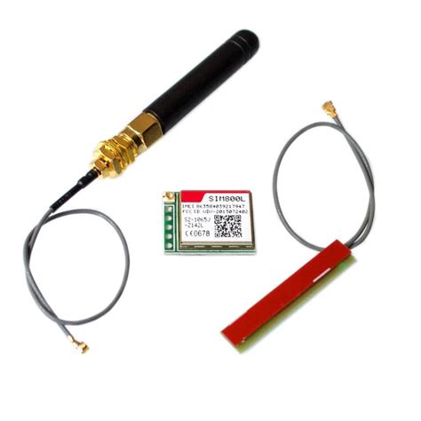 Gsm Gprs Module Quad Band 2g Serial Uart 2 5v Met Pcb En Puck Antenne Sim800l Groen Domoticx