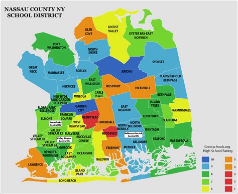Map Of Nassau County Towns Arleen Michelle