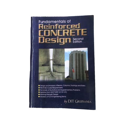 Reinforced Concrete Design Dit Gillesania Hobbies And Toys Books