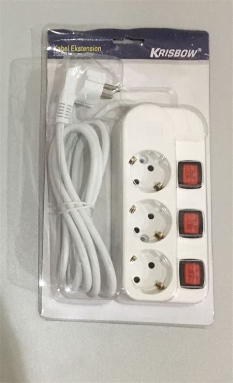 Jual Stop Kontak Krisbow Socket Jakarta Utara Amazonia Tokopedia