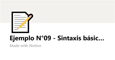 Ejemplo N°09 Sintaxis Básica De Arduino Notion