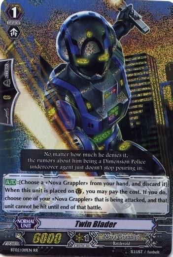 Card Gallery Twin Blader Cardfight Vanguard Wiki Fandom