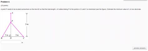 Solved Problem Points A Point P Needs To Be Located Chegg