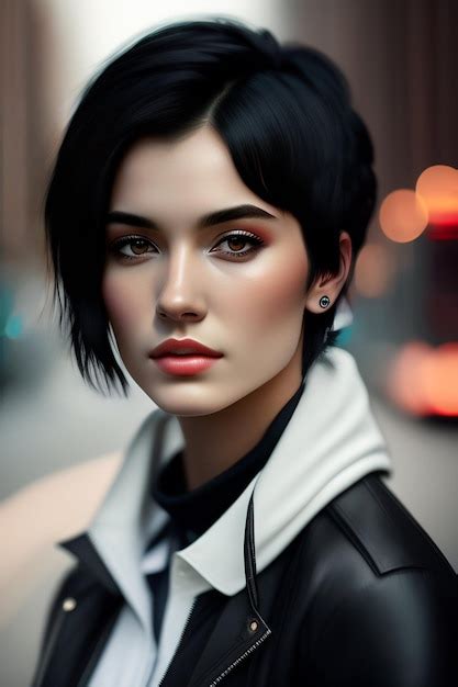 Premium Ai Image A Beautiful Girl On Deep Focus Generated Ai