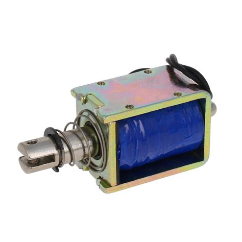 WYJ DC 12V 25N Push Pull Type Solenoid Electromagnet 0 4A 4 8W 10mm