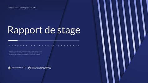 Meilleurs Modèles Powerpoint De Rapport De Stagiaire Gratuits Pour