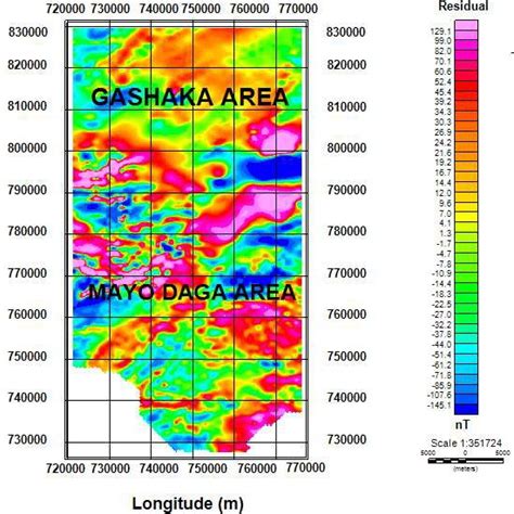 Residual Map Of The Area Download Scientific Diagram Residual Map Of The Area Download Scientific Diagram