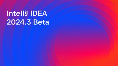 IntelliJ IDEA 2024 3 EAP 4 Updated Run Widget Support For Mavens