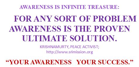 Awareness Is Infinite Treasure By Krishna Murty Medium