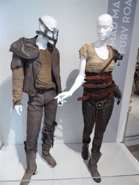 Hollywood Movie Costumes And Props Mad Max Fury Road Film Costumes On Display Original Film