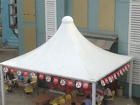 Panel Build Pvc Double Conical Tensile Structure At Rs 320 Sq Ft In Pune