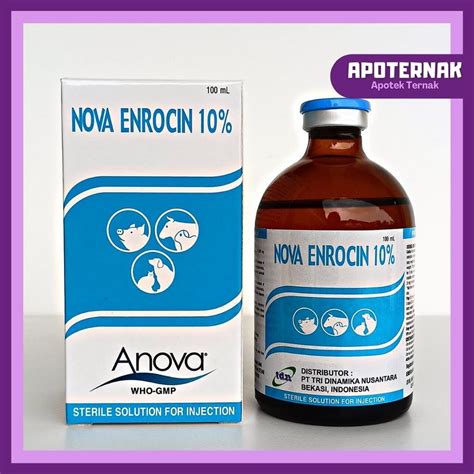 Jual Koleksi Nova Enrocin 10 Enro Floxa Cin Obat Saluran Pernafasan