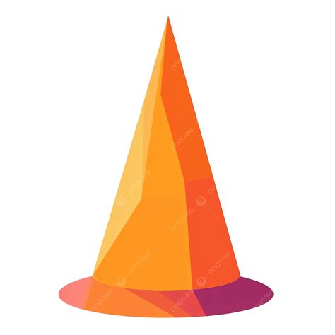Cone Hat Semi Flat Color Vector Object Cartoon Objects 2d Png