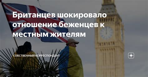 Британцев шокировало отношение беженцев к местным жителям Собственный
