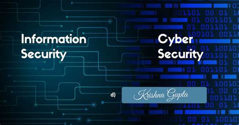 What Is The Difference Between Information Security And Cyber Security