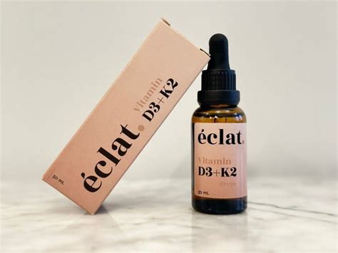éclat Vitamine D3k2 Druppels® 30 Ml D3 En K2 Met Mct Olie