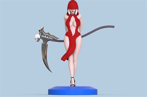 3d File Sexy Reaper Girl 🫦・3d Printing Design To Download・cults