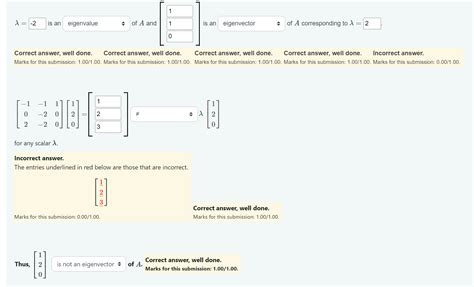 Solved The Definitions Of Eigenvalues And Eigenvectors