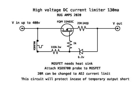 Limiter Circuit Current Limiter Allows Safe Testing Of Zener Diodes