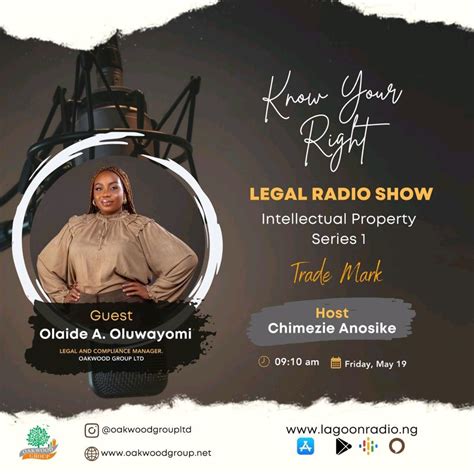 Ajewole Oluwayomi Olaide On Linkedin Lagoonradio Intellectualproperty Business Law