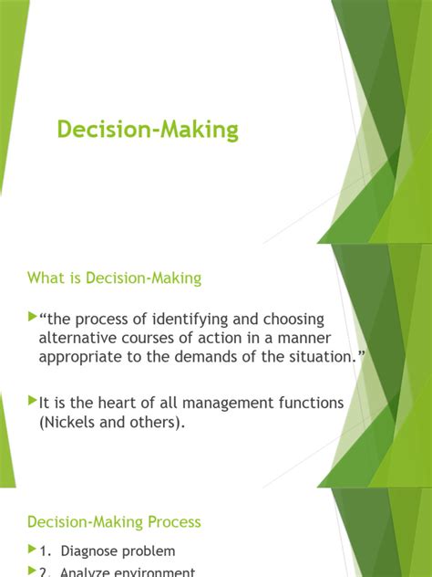 Decision Making Pdf Conceptual Model Decision Making