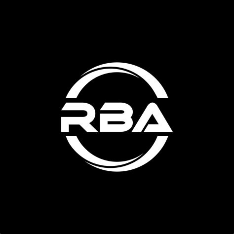 Rba Letter Logo Design In Illustration Vector Logo Calligraphy