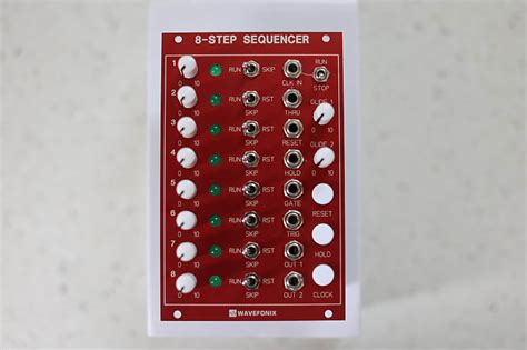 Wavefonix 8 Step Sequencer Red Reverb