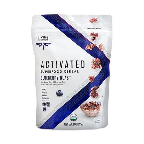 Living Intentions Activated Superfood Cereal Blueberry Blast Thrive