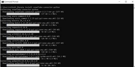 snowflake connector for python