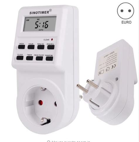 EU UK US FR BR Plug Digitale Wekelijkse Programmee Grandado