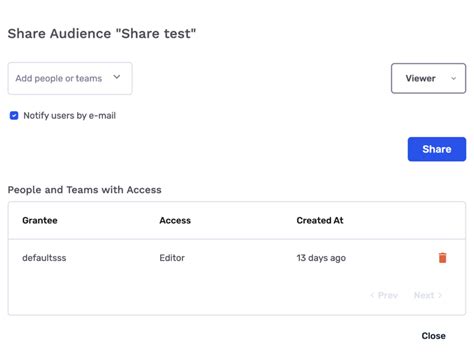 Audience Sharing Set Up Your Notifications Growthloop Docs