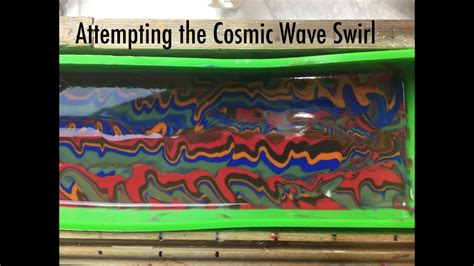 Cosmic Wave Swirl Attempt Swirly Soap 5 Youtube