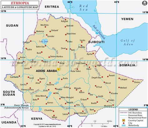 Ethiopia Latitude And Longitude Map Latitude And Longitude Map Map