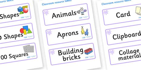 FREE Lilac Themed Editable Classroom Resource Labels
