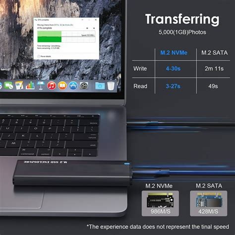 Estuche Ssd M2 Nvme De Protocolo Dual Estuche Ssd M2 Nvme De