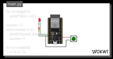 Latihan2 Micropython Copy Wokwi ESP32 STM32 Arduino Simulator