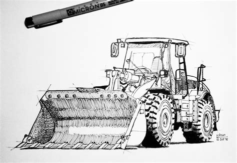 Detail Sketsa Alat Berat Koleksi Nomer 20
