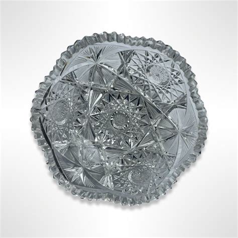 Antique American Brilliant Period Cut Glass Bowl Chairish