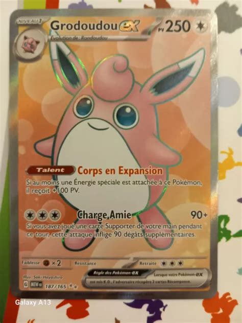 Carte PokÉmon Grodoudou Ex Full Art 187165 Ecarlate Et Violet 35 151