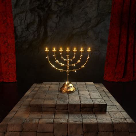 3d Menorah Turbosquid 1674728