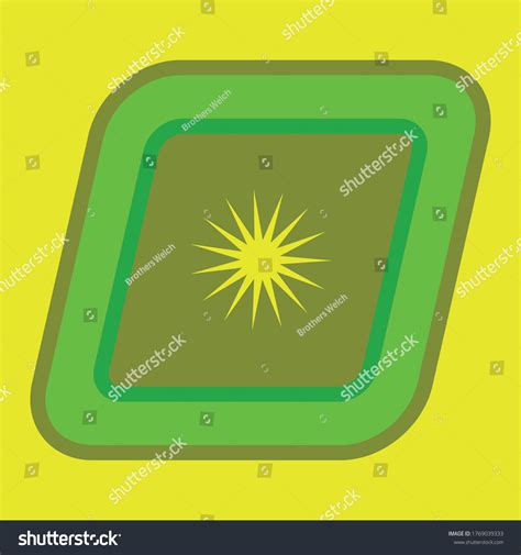 Abstract Modern Rounded Square Border Background Stock Vector Royalty Free