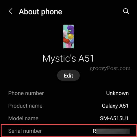 How To Find Your Android Phones Serial Number