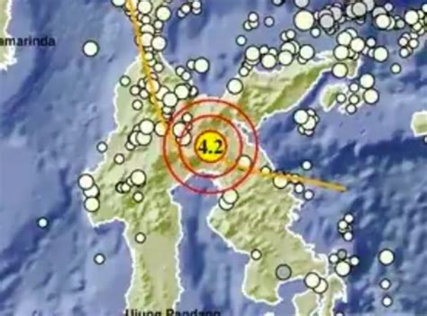 Gempa M 42 Guncang Luwu Timur Bmkg Berpusat Di Darat