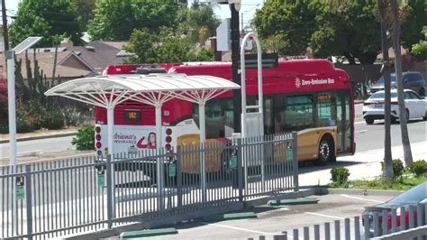 Long Beach Transit New Flyer Xe35 Route 51 16033 Youtube