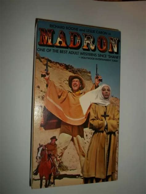 1970 Madron Vhs Richard Boone Leslie Caron Réalisé Par Jerry Hopper Eur