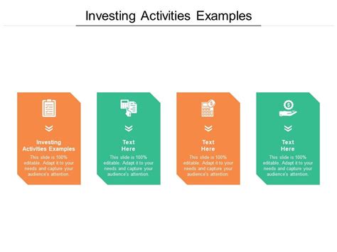 Investing Activities Examples Ppt Powerpoint Presentation File Graphics
